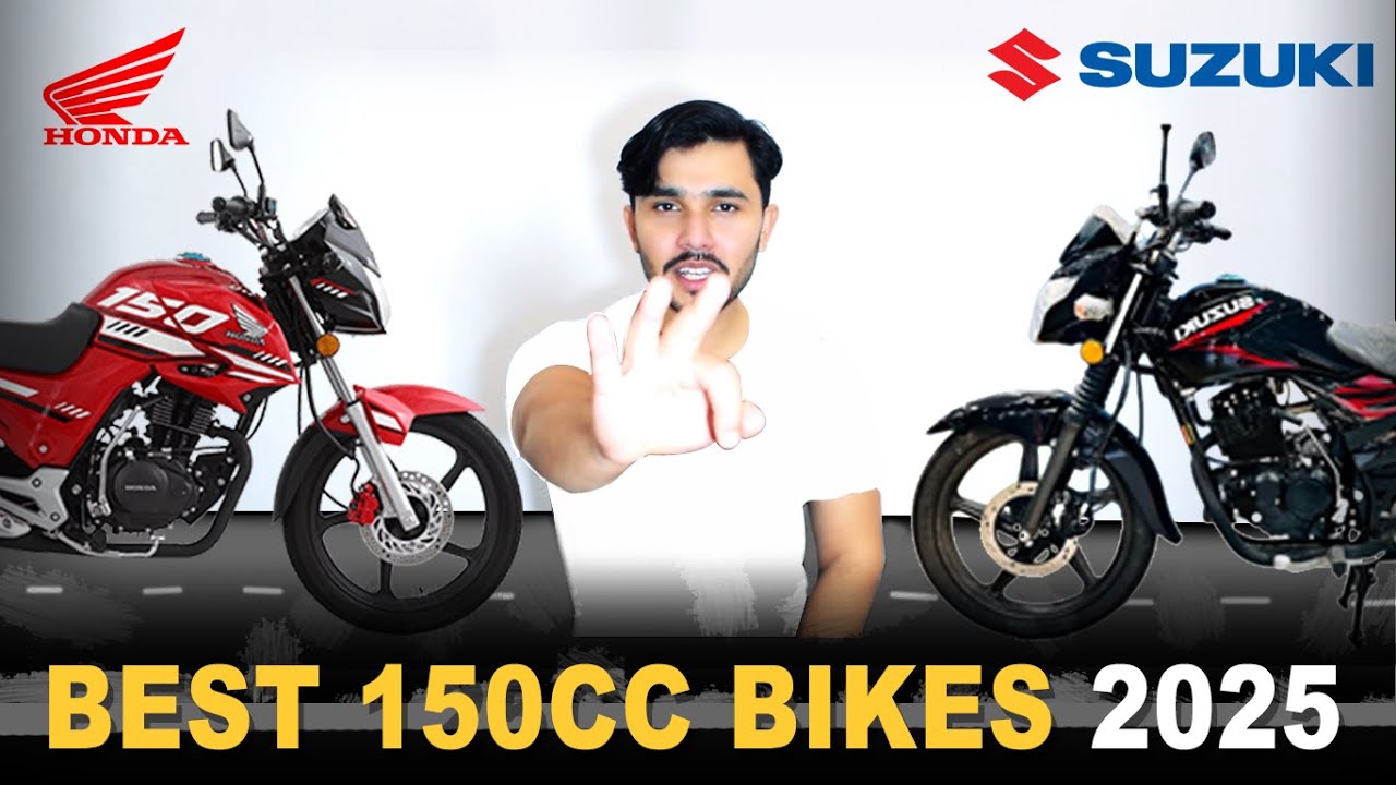 Best 150cc Bikes in Pakistan ⚡ 2025 | Honda Cb 150f | Suzuki Gr 150 | MUV - YouTube