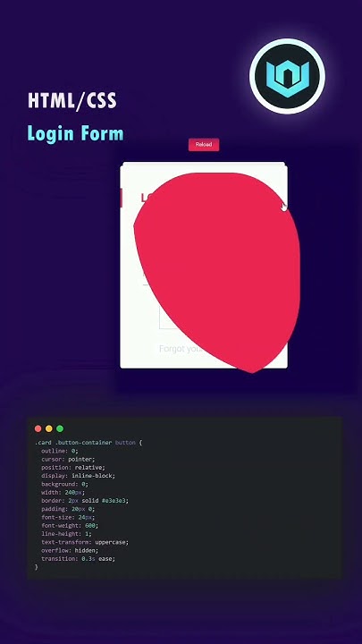 CSS hack-12 | Stop scrolling You need to watch this if you struggle with CSS and HTML Login Form ...