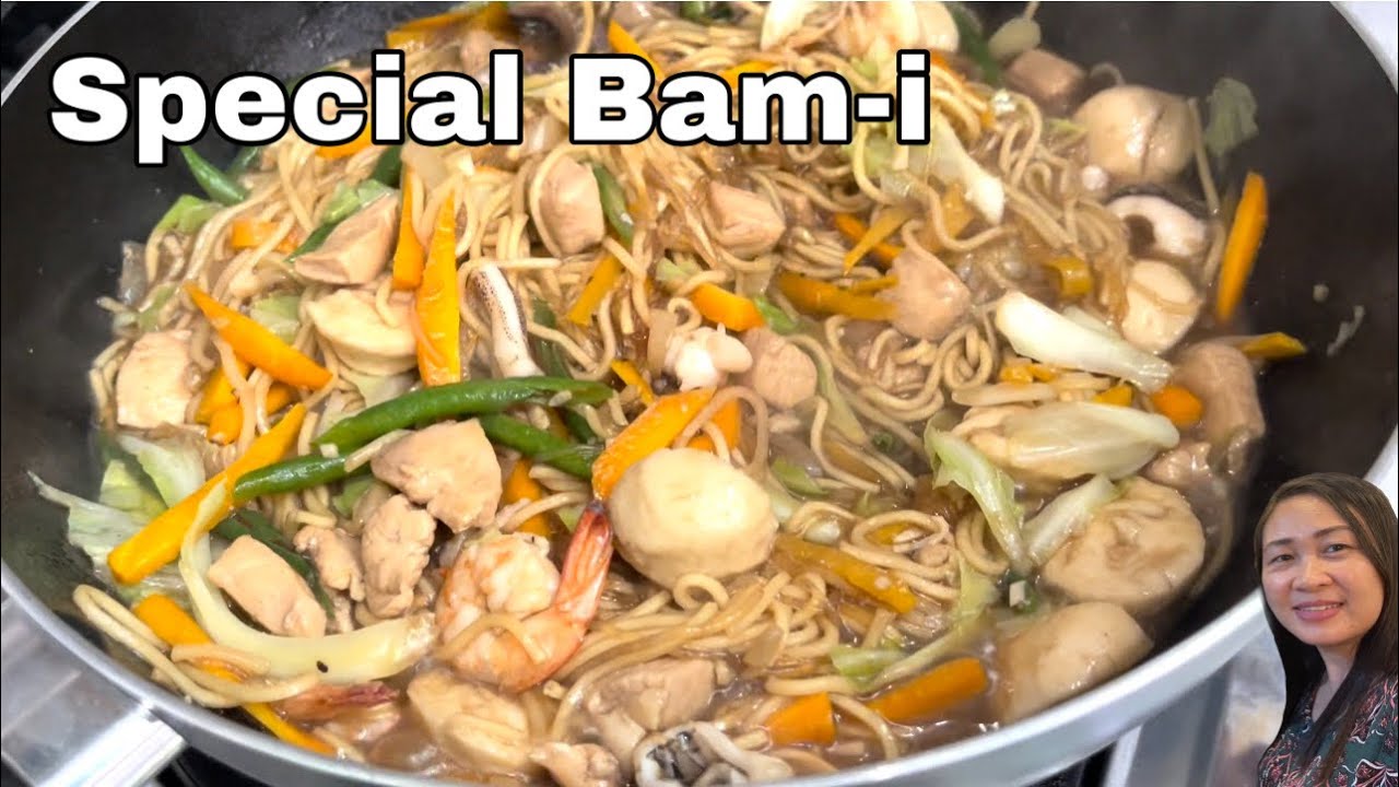 Bam-i Recipe/ Pancit Bisaya/ How to cook special bam-i/ ANNA TV - YouTube