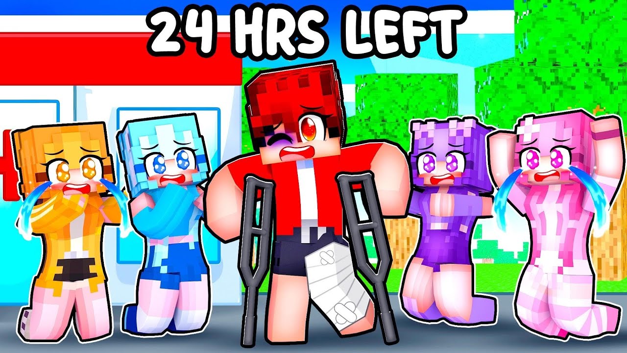 Wally Has Only 24 HOURS to LIVE In Minecraft... - YouTube