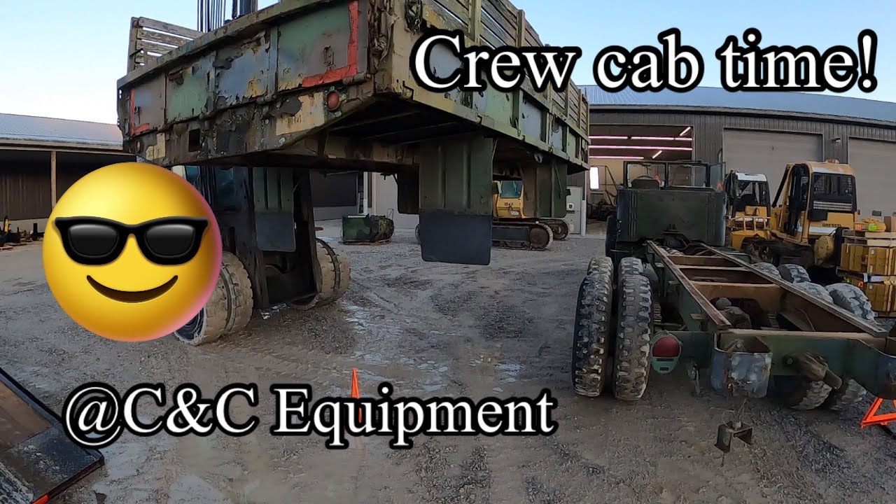 M35a2 M36a2 2.5 ton crew cab overland camper build part one @C ...