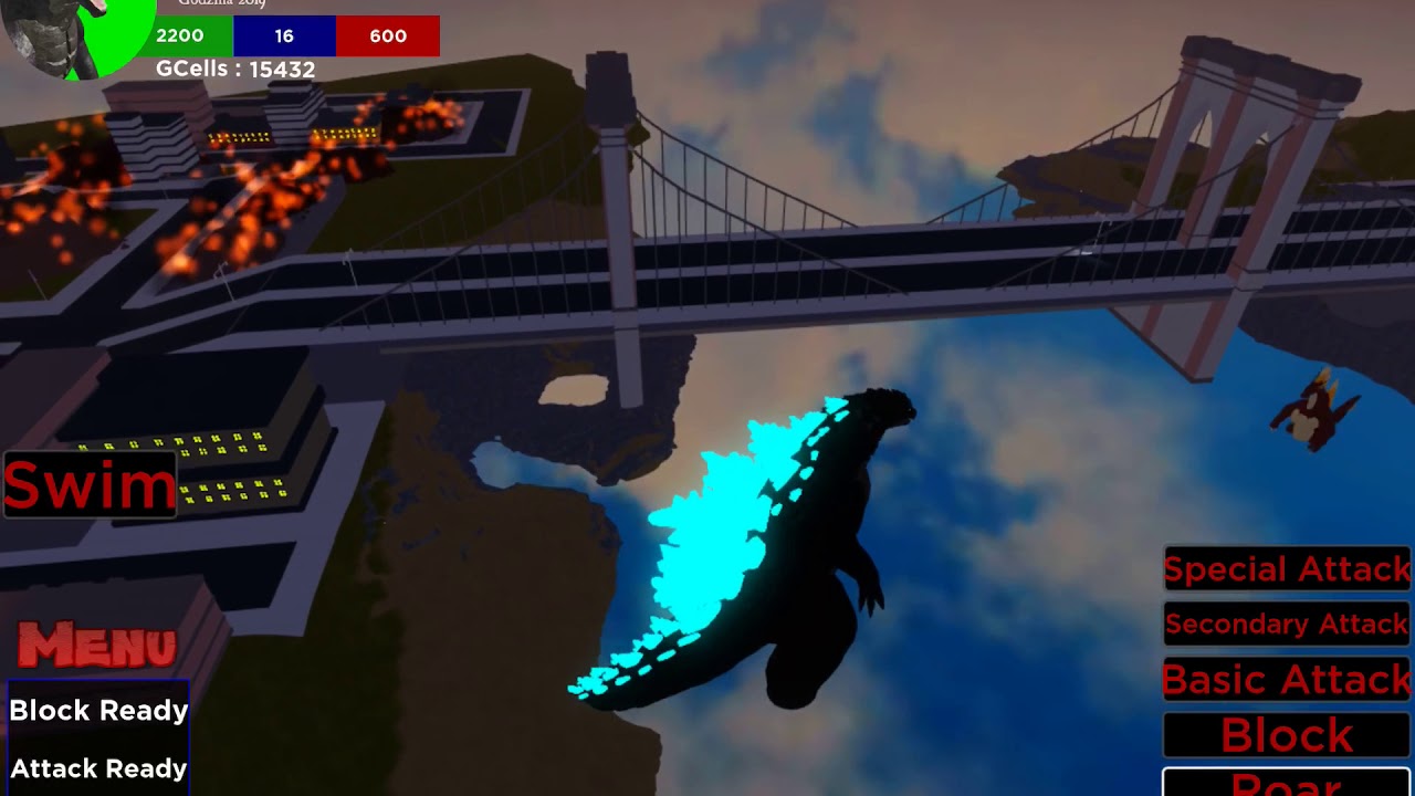 It’s second video of this Godzilla simulator on roblox .look awesome ...