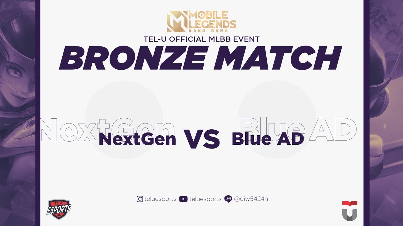 Bronze Match Tel-U MLBB Official Event - YouTube