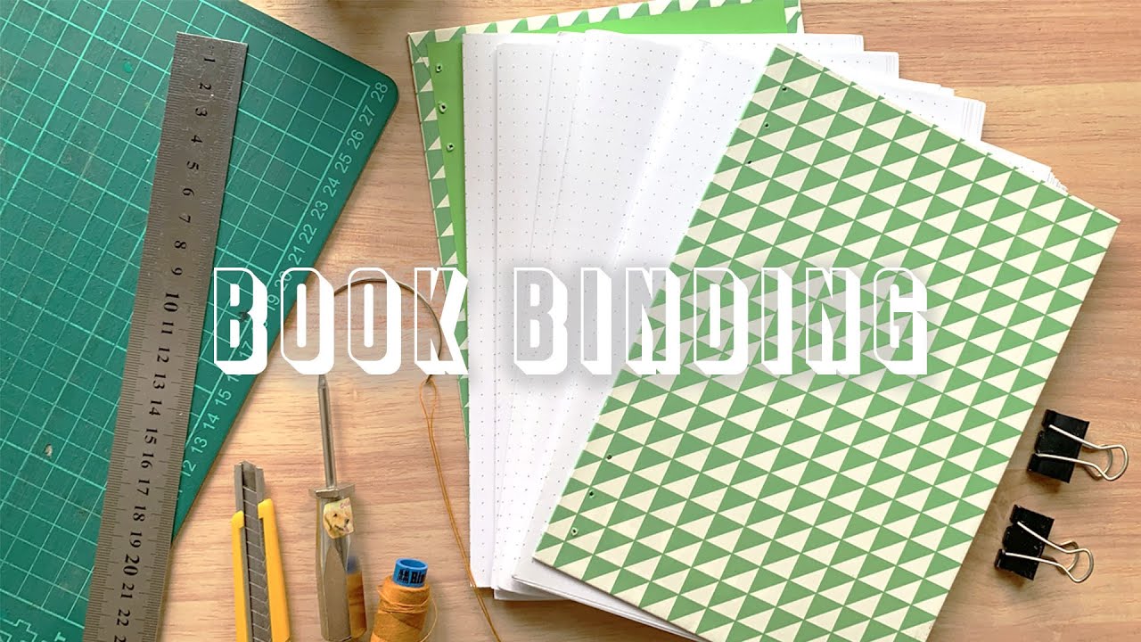 How I Create My Bullet Journals 📖Coptic Stitch Bookbinding Tutorial [beginner friendly] - YouTube