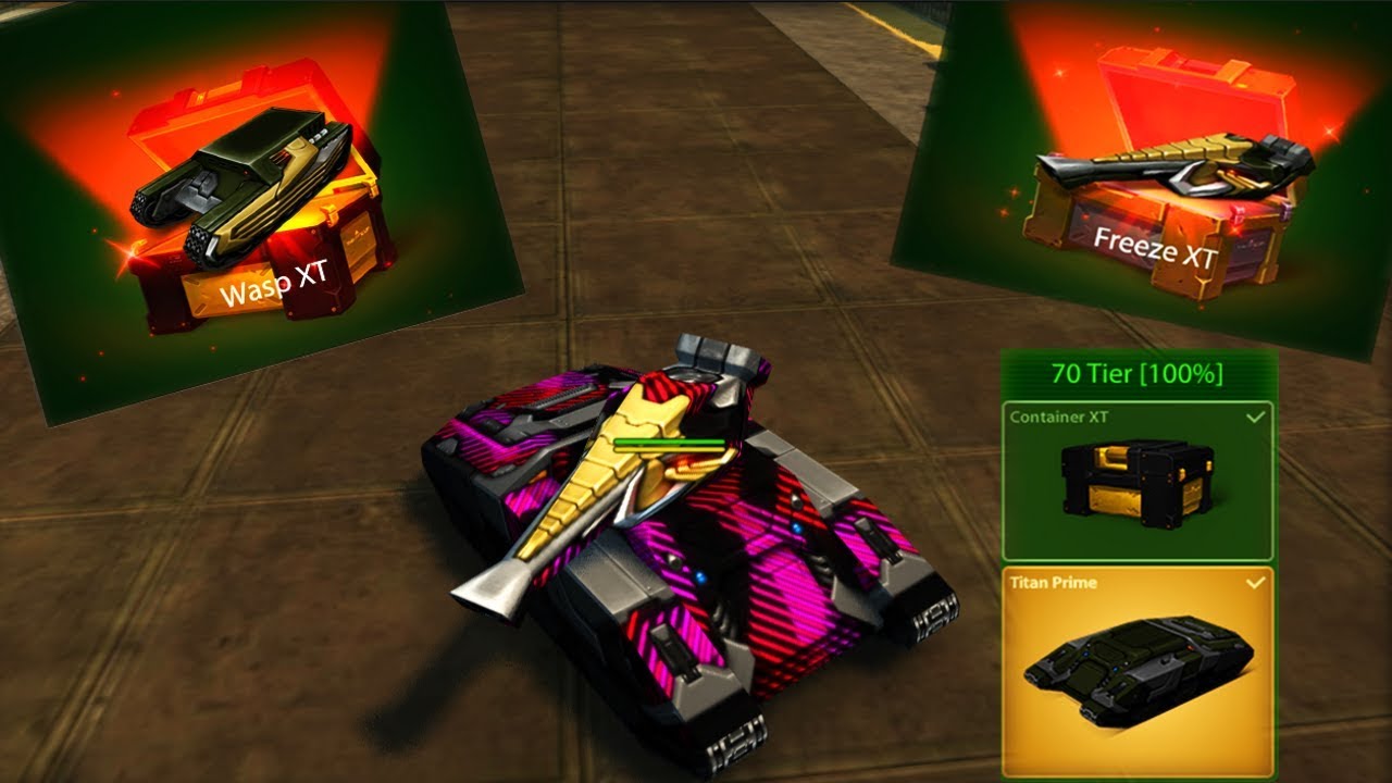 Tanki Online - Road to Titan Prime + Container XT!! Done! [3 NEW SKINS ...