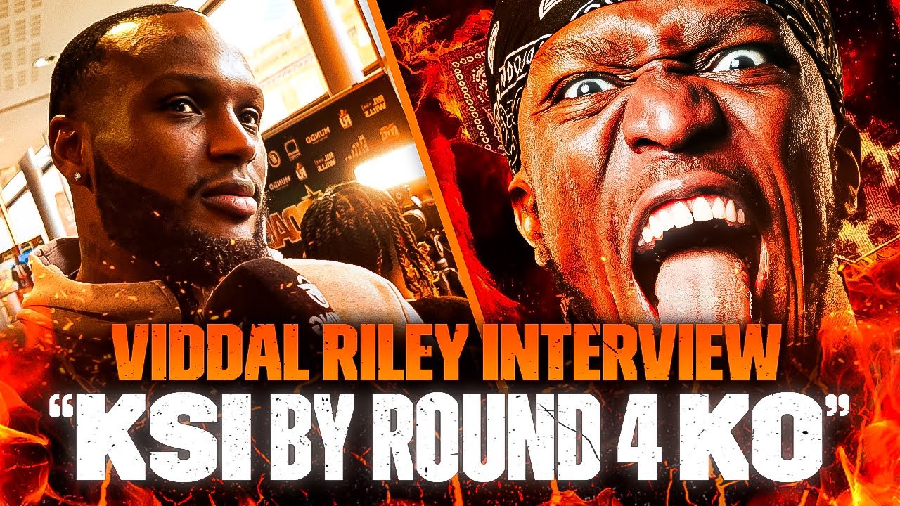 "KSI WIN BY KO IN ROUND 4" - Viddal Riley Prime Card Interview - YouTube