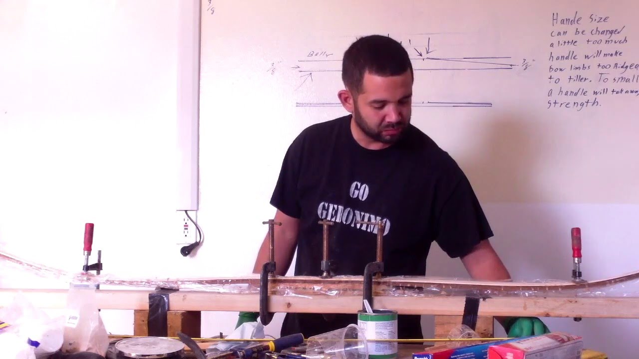 reflex deflex bow build 4 - YouTube