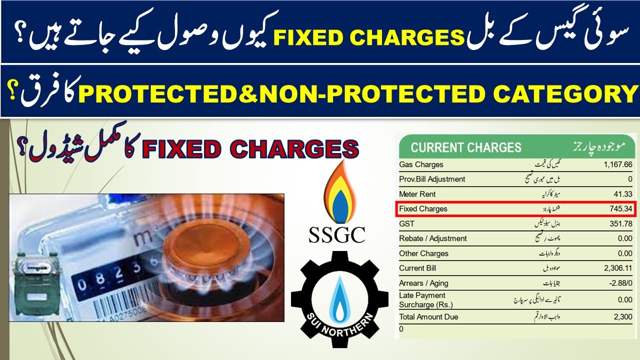 18. Fixed Charges|Protected Category|Non-Protected Category|SNGPL|SSGC ...
