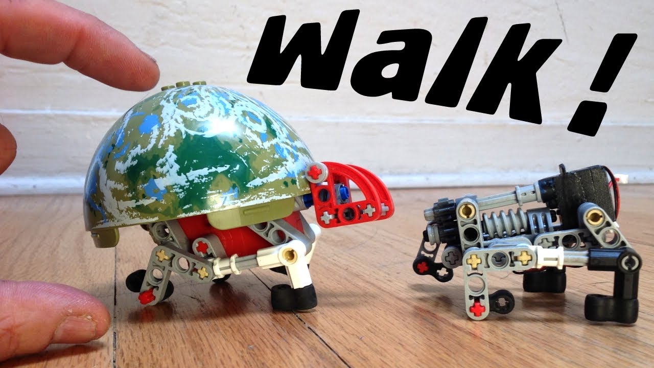 Lego Technic Tiny Turtle and The Smallest Lego Walker - YouTube