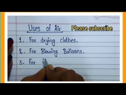 Uses of Air in english/Uses of Air/Air uses in English handwriting ...