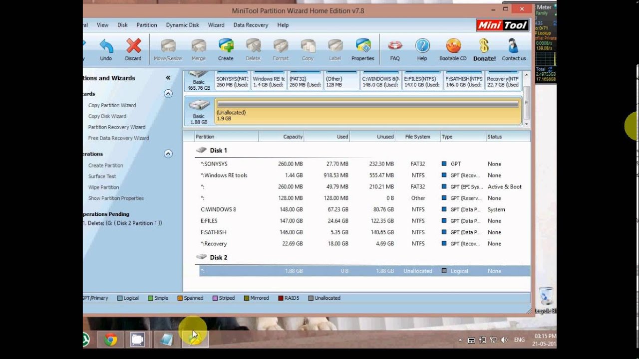 partition sdcard as internal and ram for android - YouTube