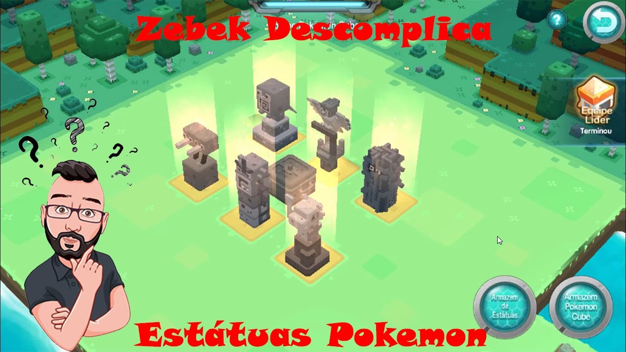 [Pocket Contest] Zebek Descomplica - Estatuas Pokemon - YouTube