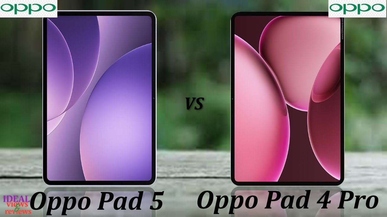 Oppo Pad 5 vs Oppo Pad 4 pro // oppo pad 4 pro vs oppo pad 5 - YouTube