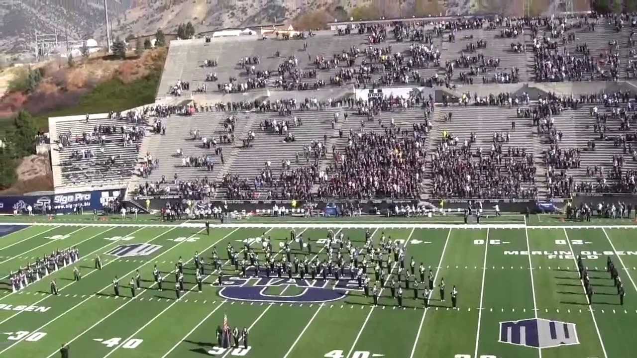 Utah State Aggie Marching Band Pregame Nov02 2013 - YouTube