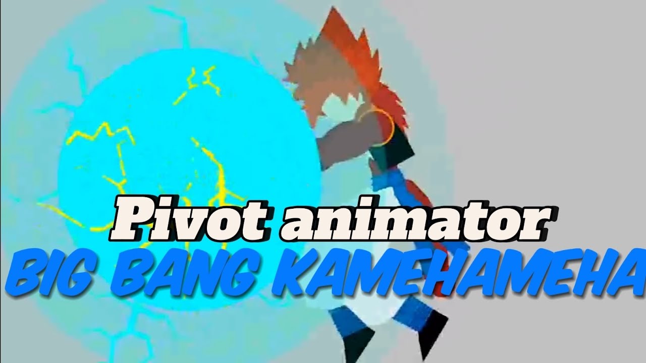 Pivot animator 5 SSJ4 Gogeta Big Bang Kamehameha - YouTube