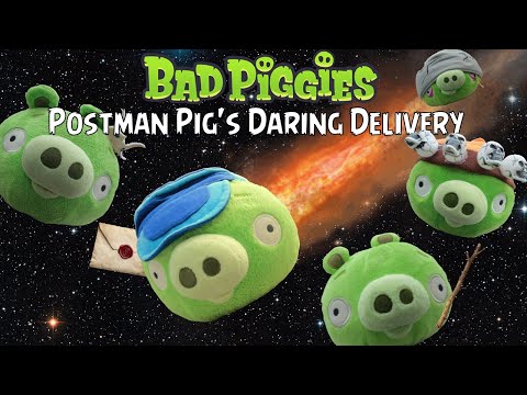 Bad Piggies Plush - Postman Pig's Daring Delivery