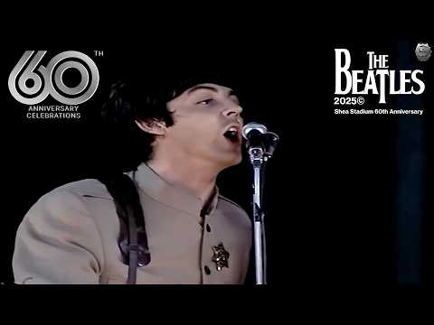 The Beatles – She's A Woman LIVE 1965 Shea Stadium 60th Anniversary NEW  ©™2025 Restored in 4K COLOR