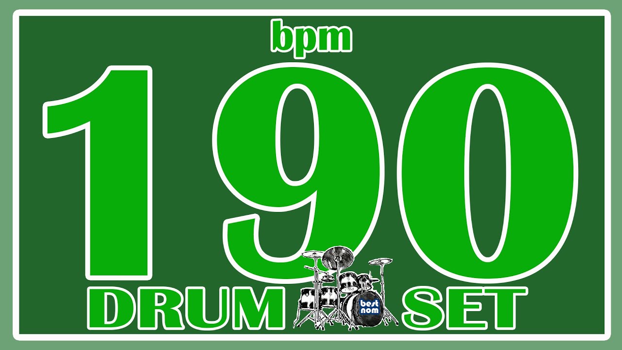 190 bpm Rs DRUM SET - YouTube