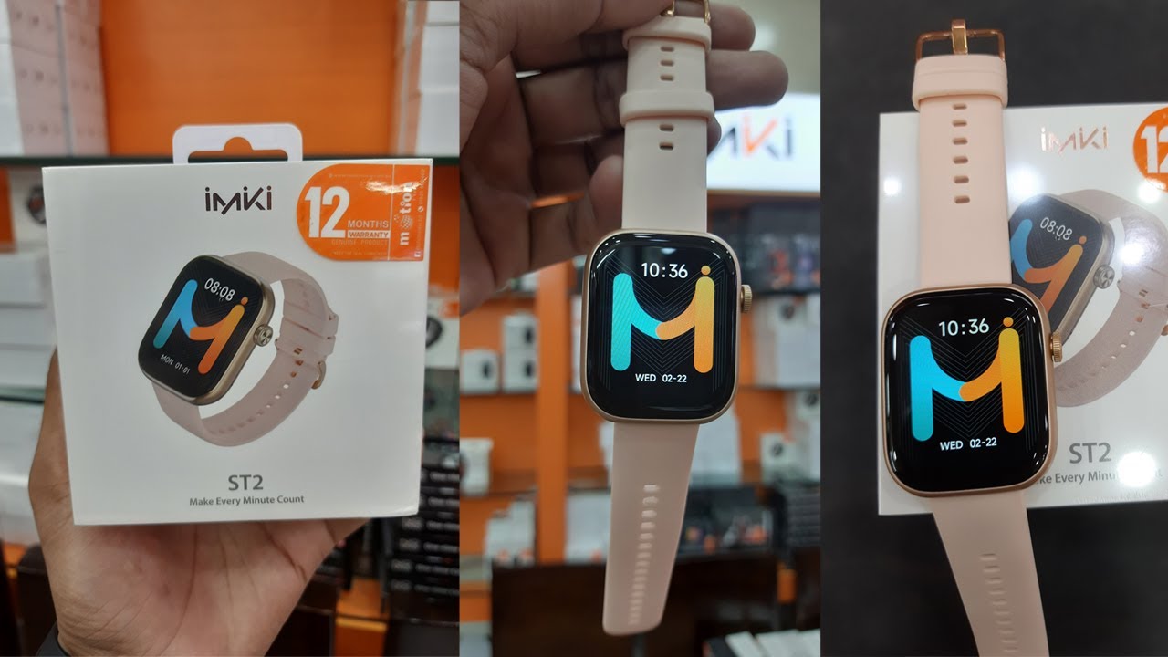 IMIKI ST2 1.96" BT Calling Smartwatch - YouTube