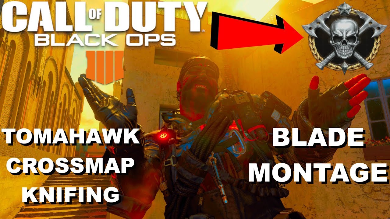 KNIFING AND CROSSMAP TOMAHAWK / COMBAT AXE COD BO4 BLADE MONTAGE - YouTube