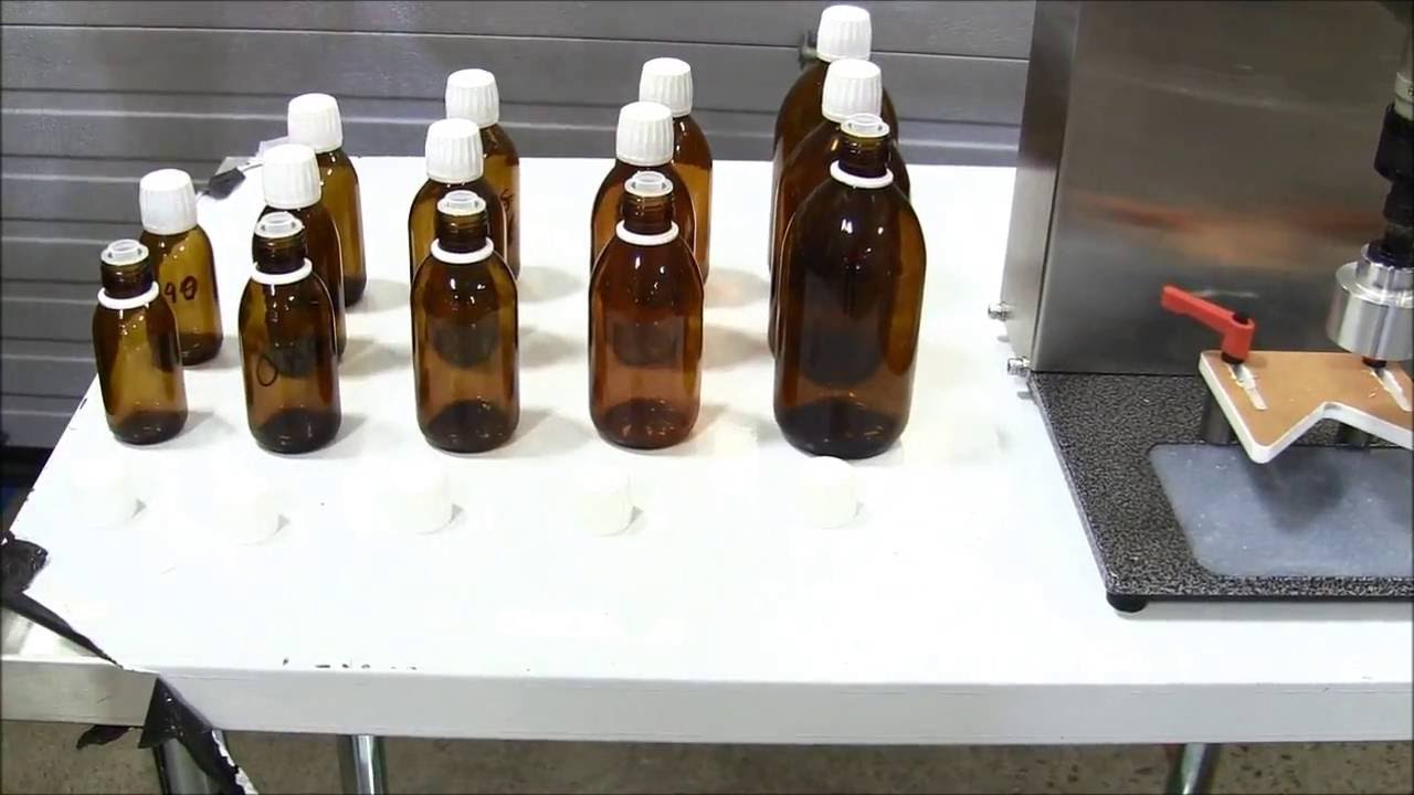 JDA-Cap Tightener, Bottle Capper, Tabletop Capper, USA Canada - YouTube