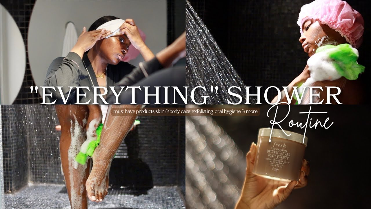 MY "EVERYTHING" SHOWER ROUTINE 2023| Hygiene Tips, Dermaplaning ...