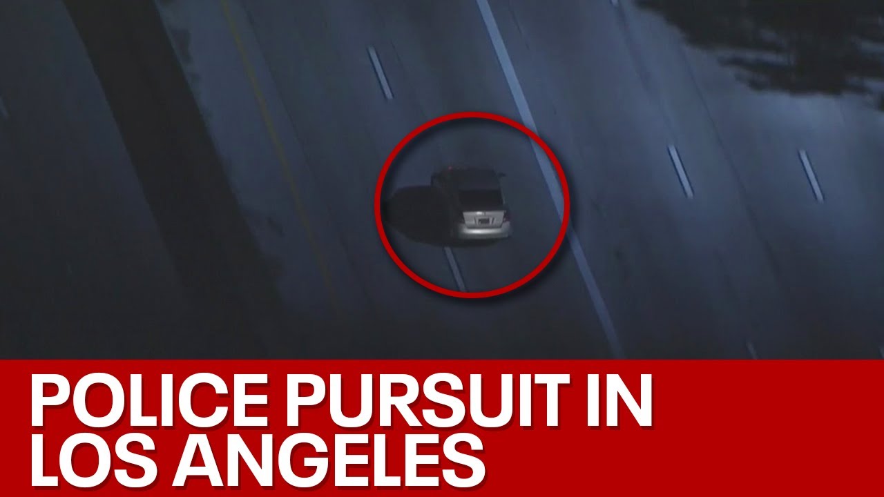 Police pursuit ends with potential suspect arrests - YouTube