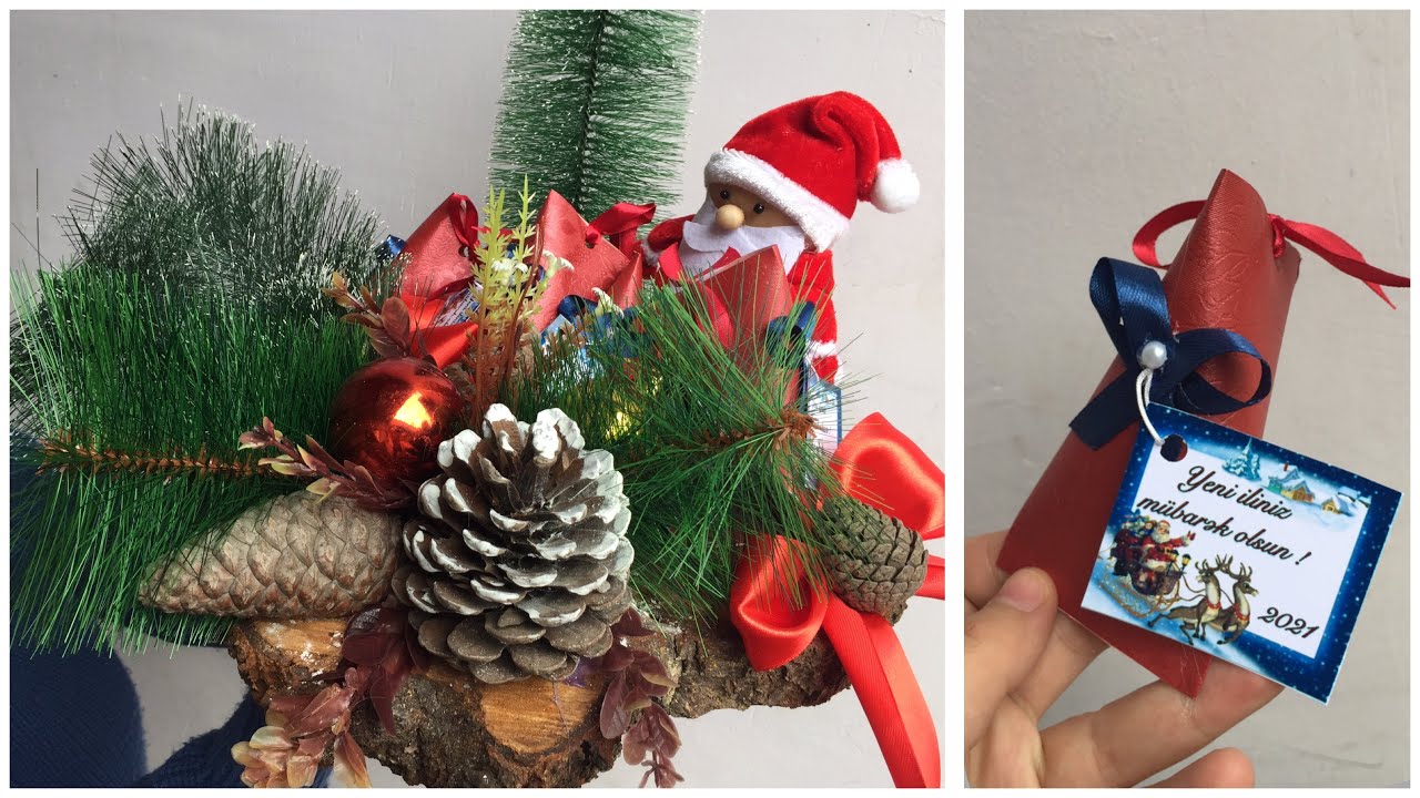 Cox gozel yeni il sebeti.suviner hazirla.el isi christmas basket hand ...