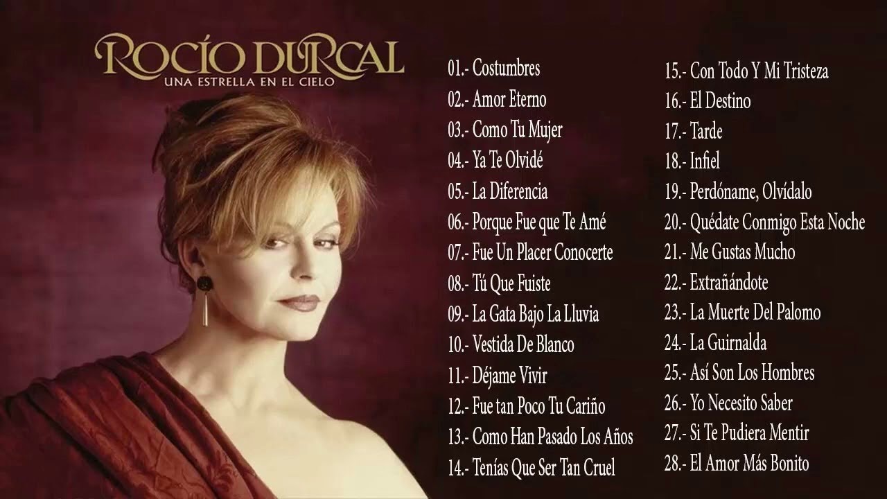 ROCIO DURCAL SUS MáS HERMOSAS CANCIONES (30 EXITOS INOLVIDABLES) - YouTube