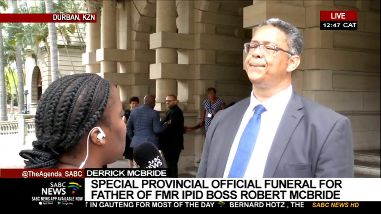 Derrick McBride I Son Robert Mcbride pays tribute - YouTube