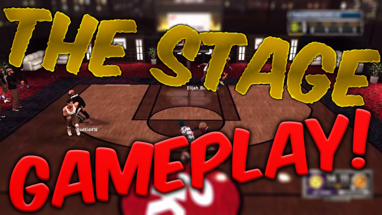 Nba 2k16 - PLAYING AT THE STAGE COURTS - YouTube