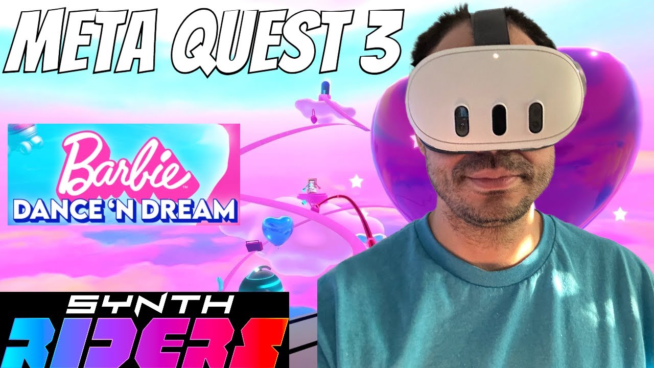 Oculus Meta Quest 2 / 3 / 3s Synth Riders Barbie DLC VR Gameplay + Review - THIS IS COOL! - YouTube