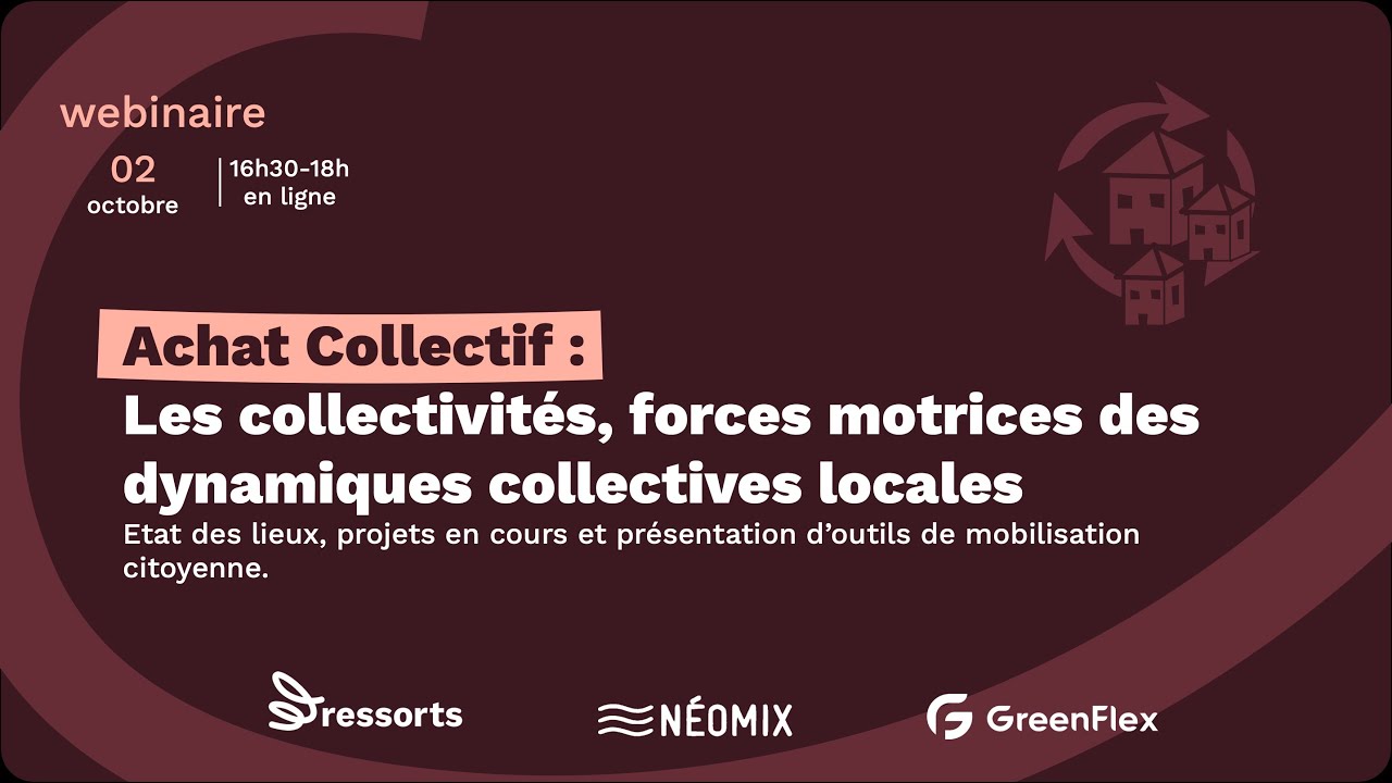 [Webinaire] Achat Collectif : Les collectivités, forces motrices des ...