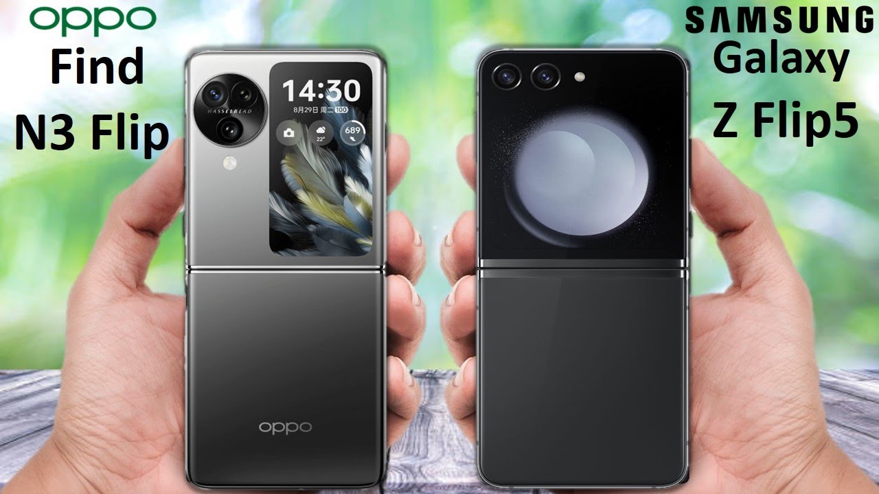 Samsung Galaxy Z Flip 5 vs oppo find n3 flip - YouTube