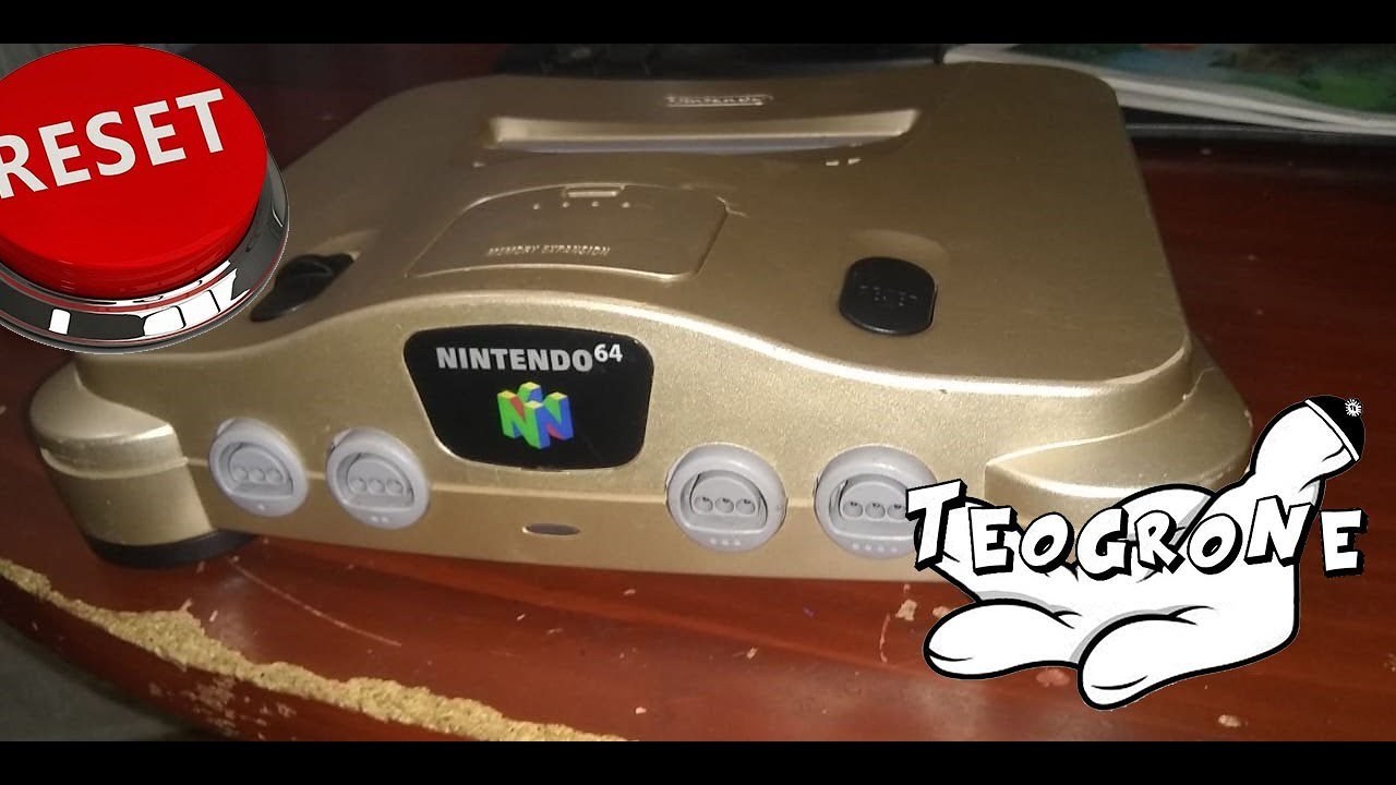 Cómo reparar el botón RESET del Nintendo 64 - YouTube
