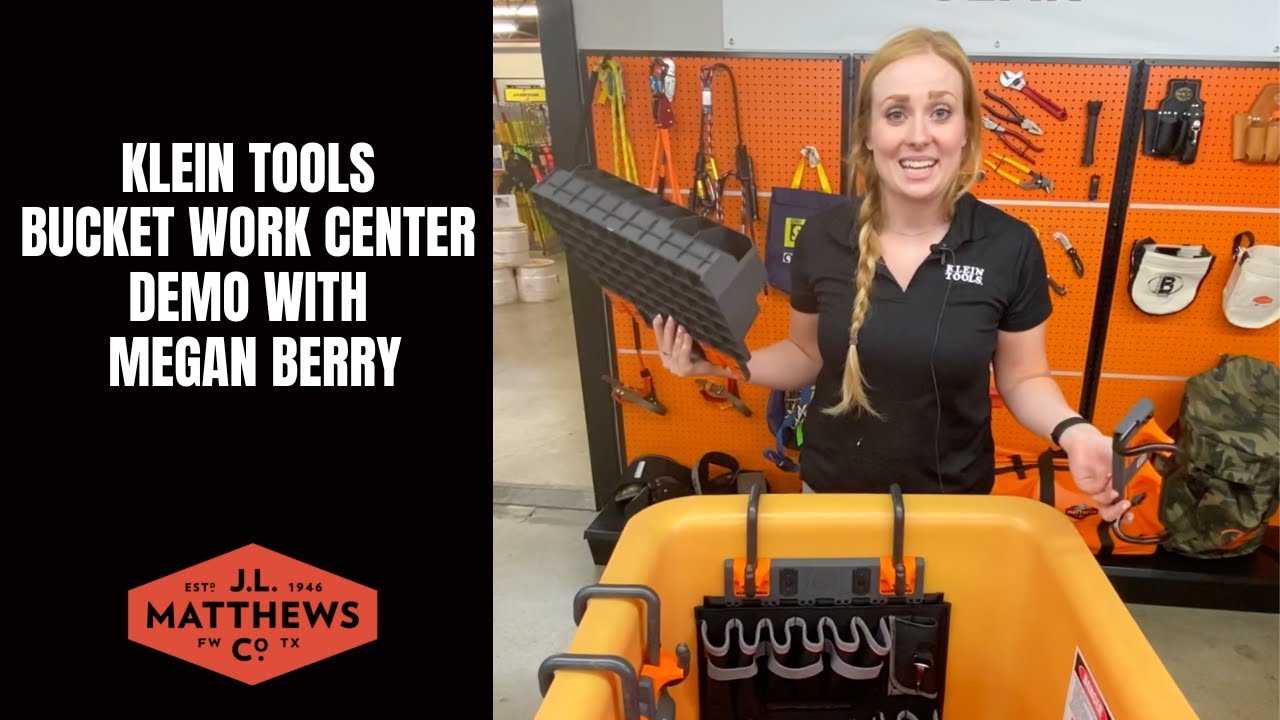 Bucket Work Center Demo with Klein Tools' Megan Berry - YouTube