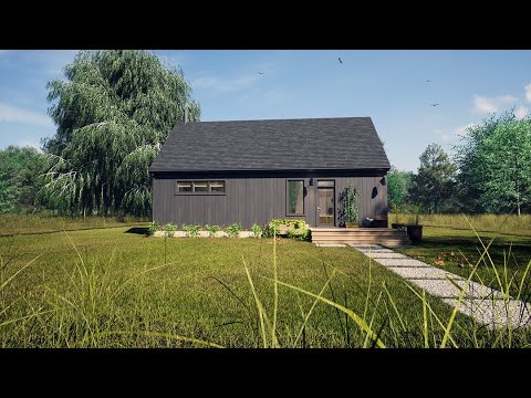 Scandinavian Cabin - Divine Homestead Design - YouTube