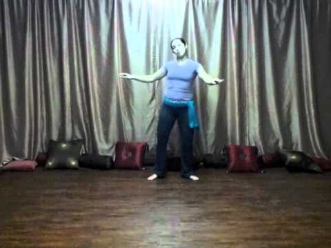Belly Dancing - How to belly dance shimmy with one leg - YouTube