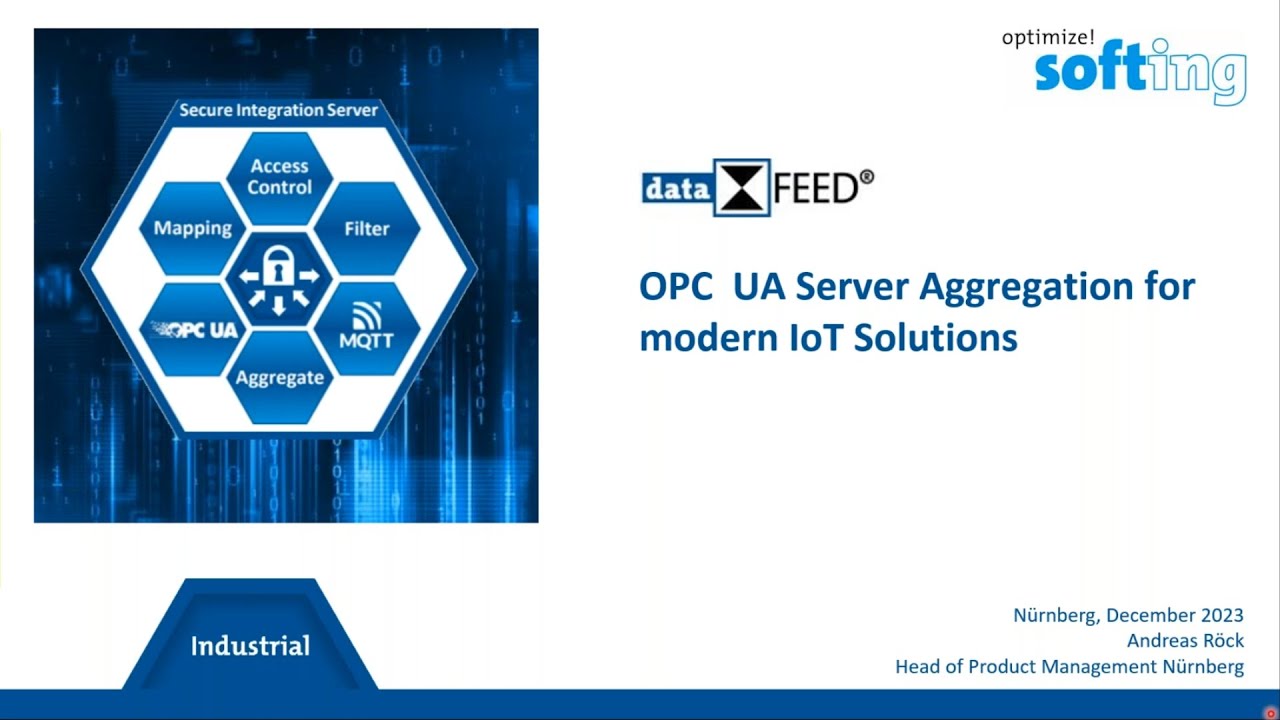 Webinar: OPC UA Server Aggregation For Modern IoT Solutions - YouTube