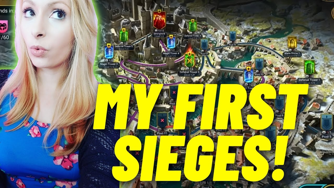 My FIRST Siege! - RAID Shadow Legends - YouTube