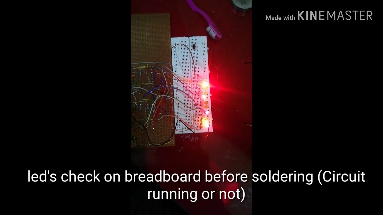 4 way traffic light system - YouTube