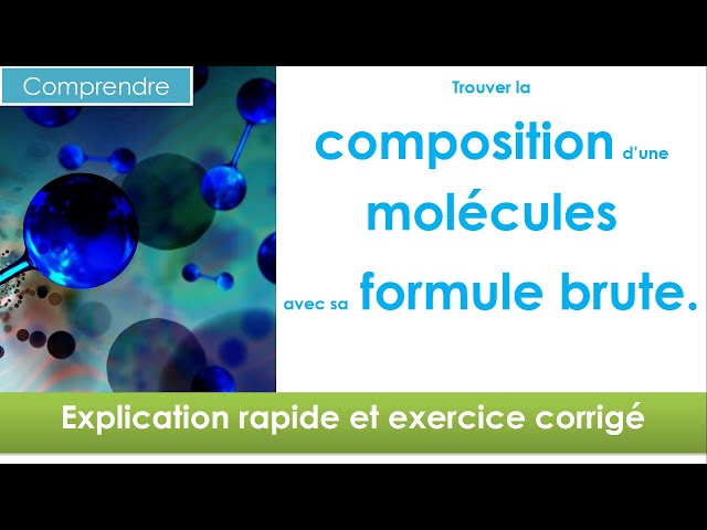 Formule Chimique De La Molécule D'ampli