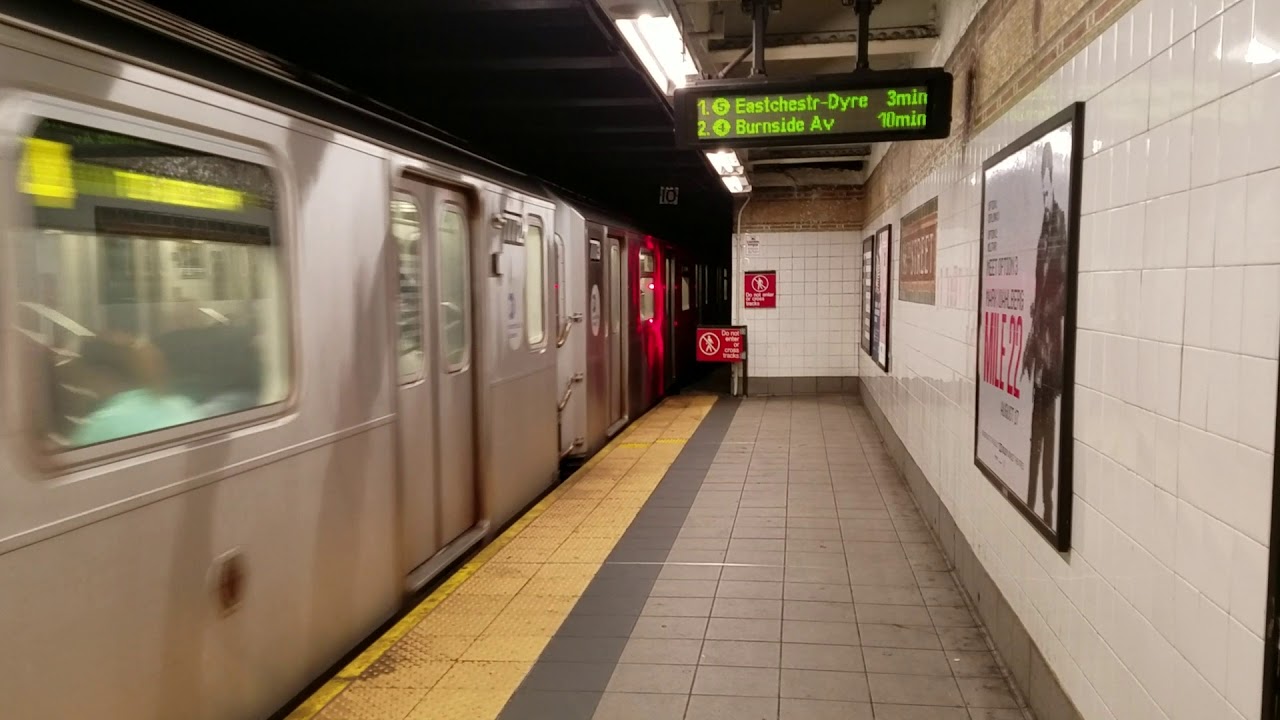 MTA NYCT: Bronx bound R142A 4 train (new door motors) departing 86 St ...