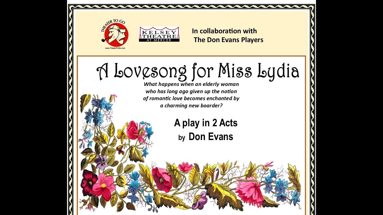 Theater To Go A Lovesong for MIss Lydia 2024 Trailer - YouTube
