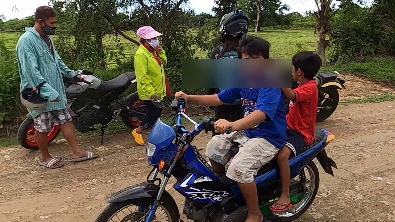 Kid Driving a Motorcycle in Bohol 2020 - YouTube