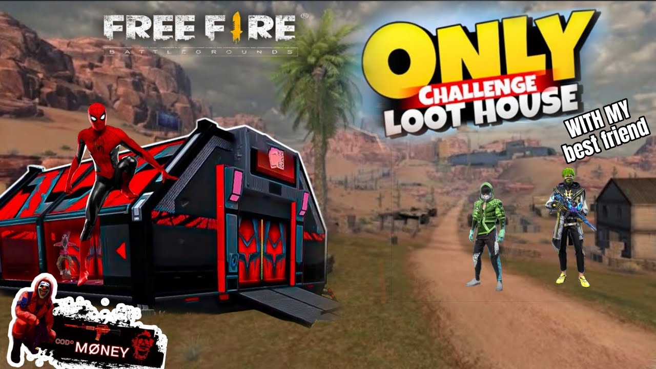FREE FIRE MAX | Challenge | Only Arsenal Loot House With | MY Best ...