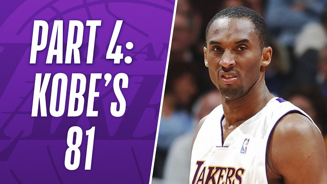 Part 4: Kobe Bryant's HISTORIC 81 Points Performance! - YouTube