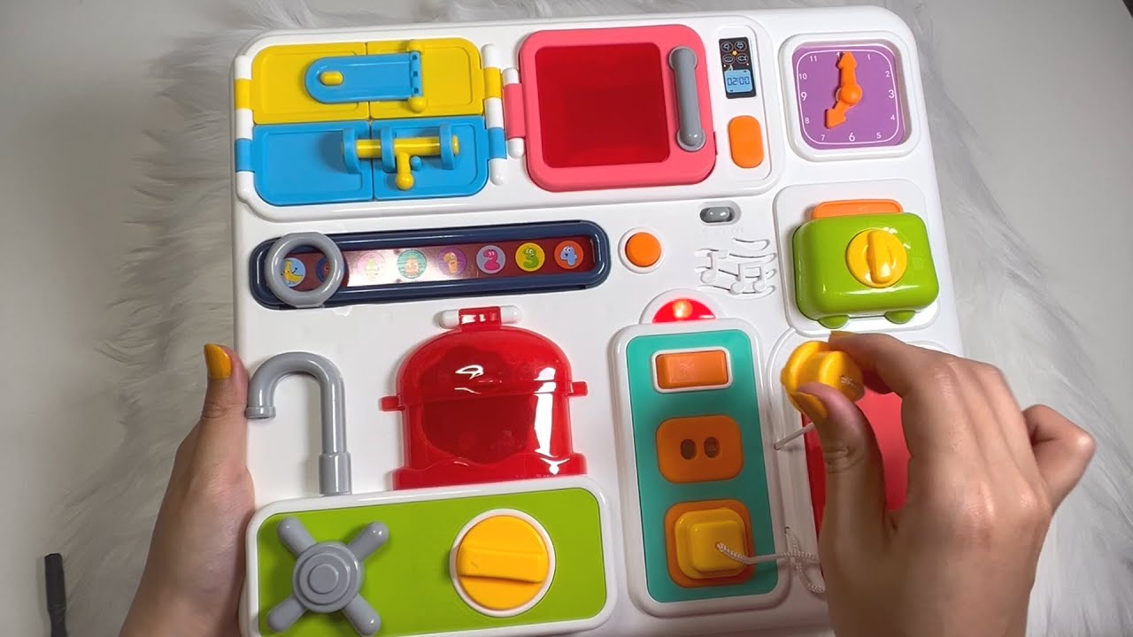 [Toy ASMR] Big Fidget board Unboxing Satisfying no talking 피젯보드 - YouTube