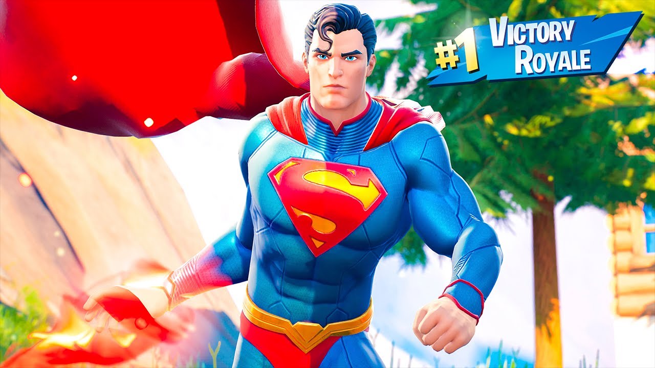 Superman Skin Solo Win Full Gameplay Fortnite Chapter 2 Season 7 No ...