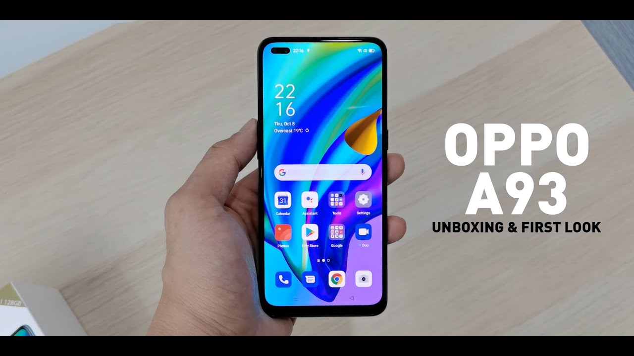 OPPO A93 Unboxing & First Look - YouTube